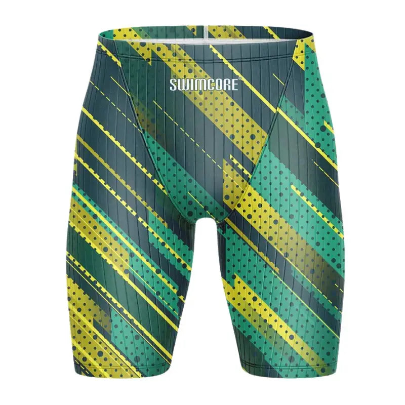 Men Swimcore Sport Jammer | Neo Strike Tropic Wave Jammers