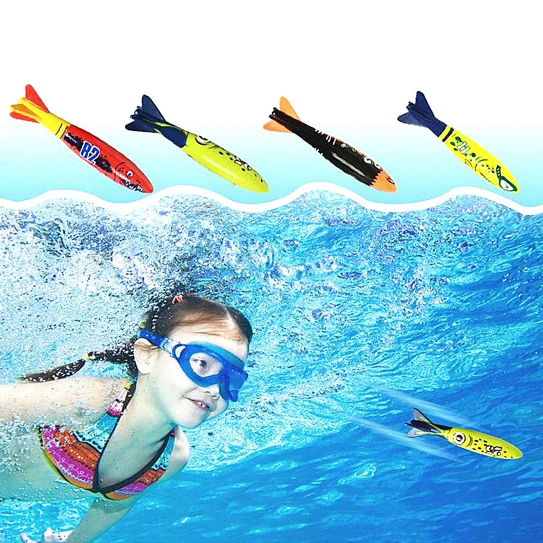 Children Torpedo Swimming Toys | Diving Swim Torpedo Kids – Swimcore