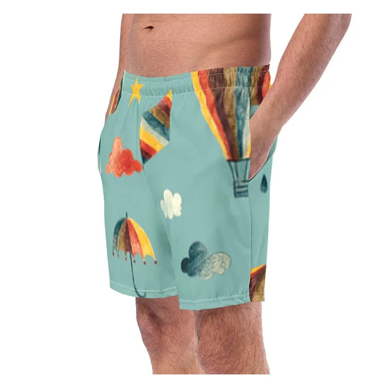 Men Swimming Shorts Design | Swim in the Sky Men's Swim Shorts – Swimcore