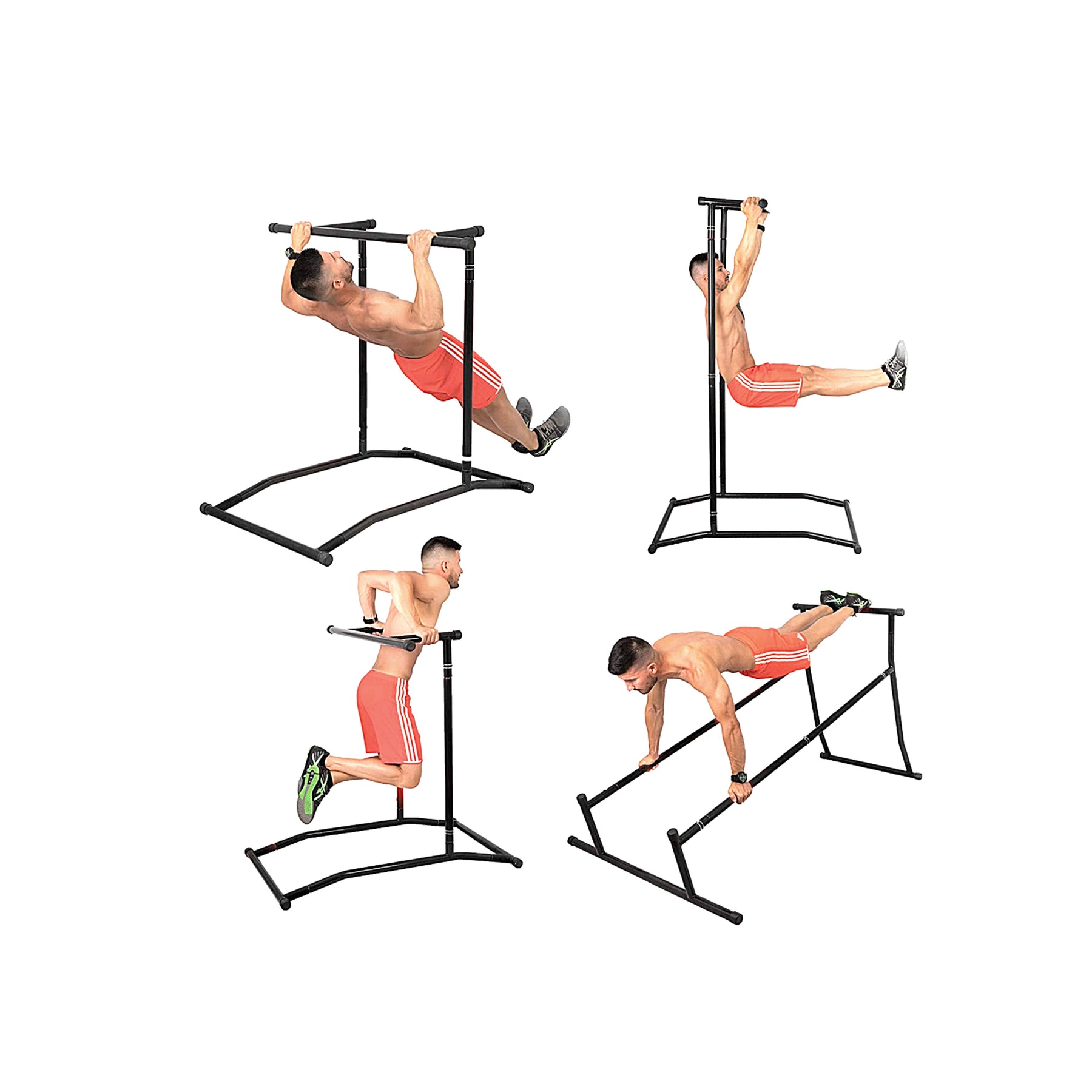 Portable Pull-up Bar & Dip Station | Pull-up Dip Station – Swimcore