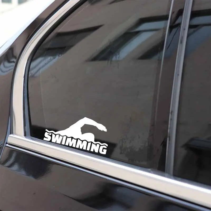 Swimmer Swimming Vinyl Sticker | Swim Sports Stickers – Swimcore